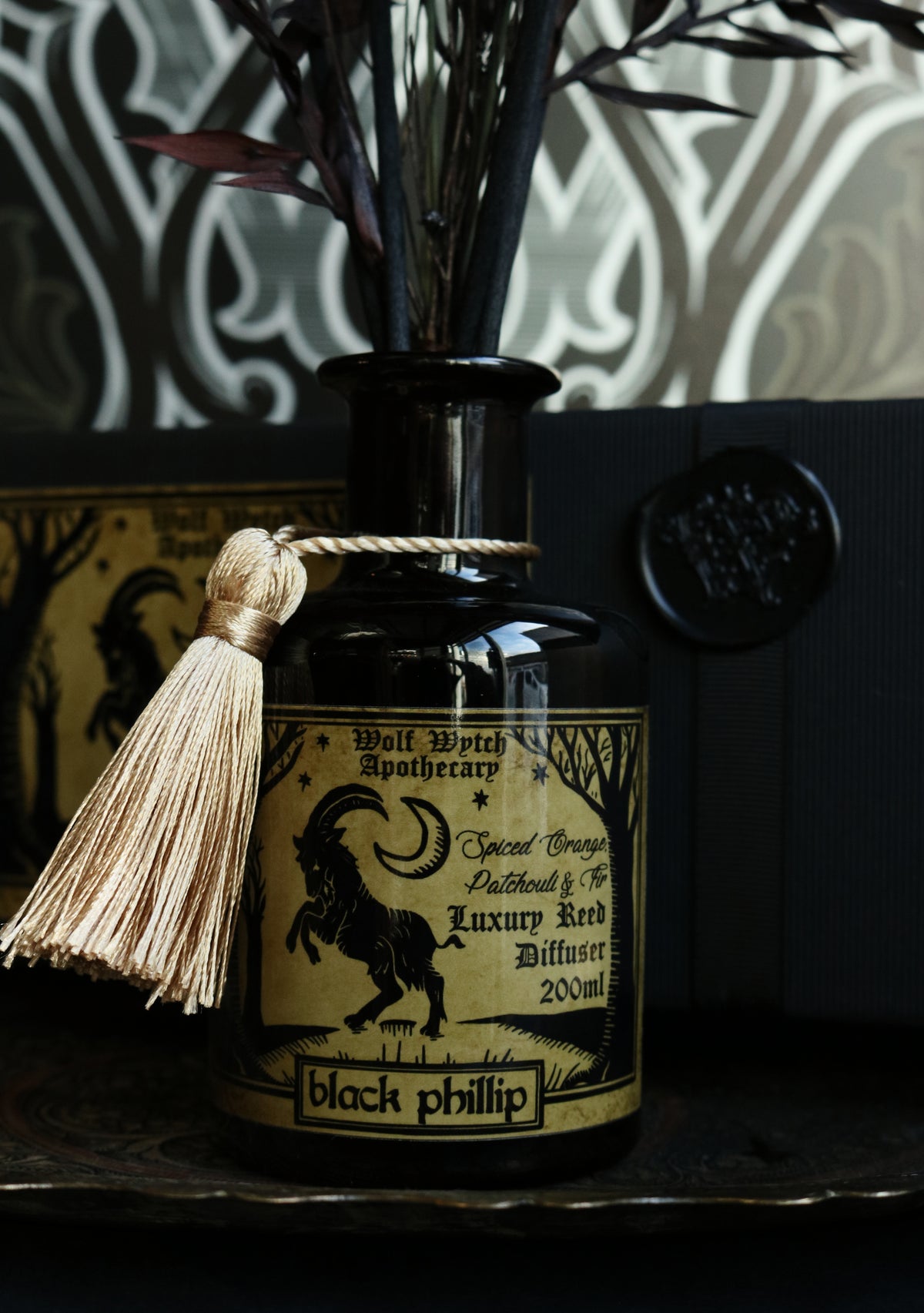 Black Phillip Luxury Diffuser - Spiced Orange | Wolf Wytch
