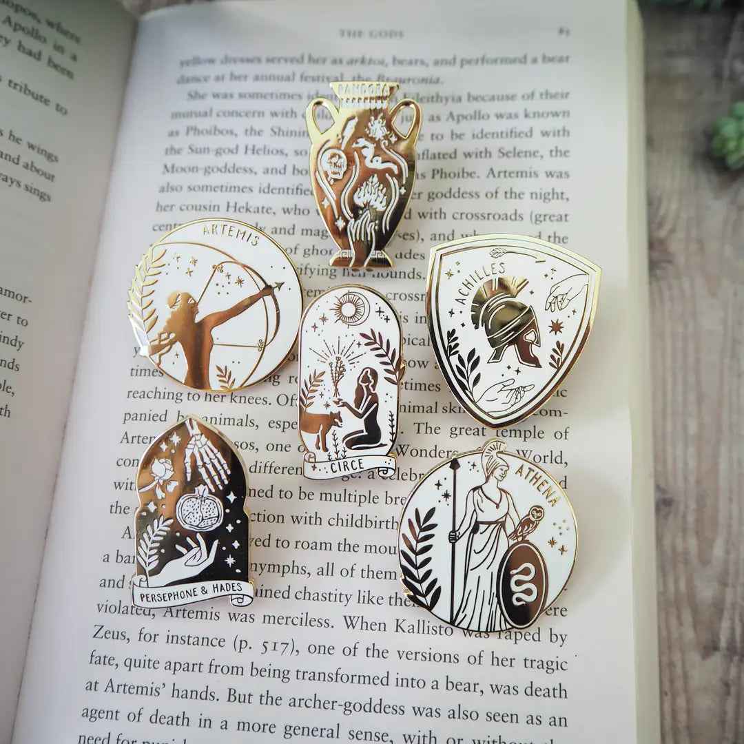 Pandora Greek Mythology Enamel Pin | Wolf Wytch