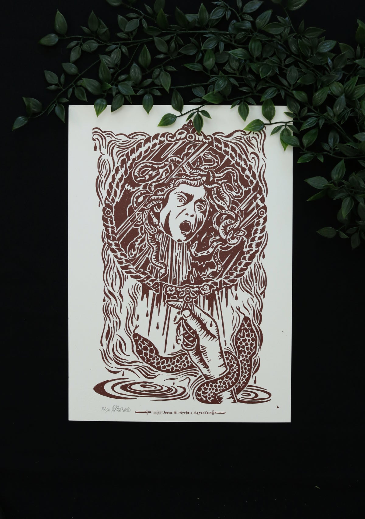Hwaet! - Medusa In Torment A3 Art Print – Wolf Wytch